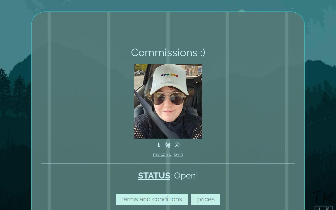 cams commissions card